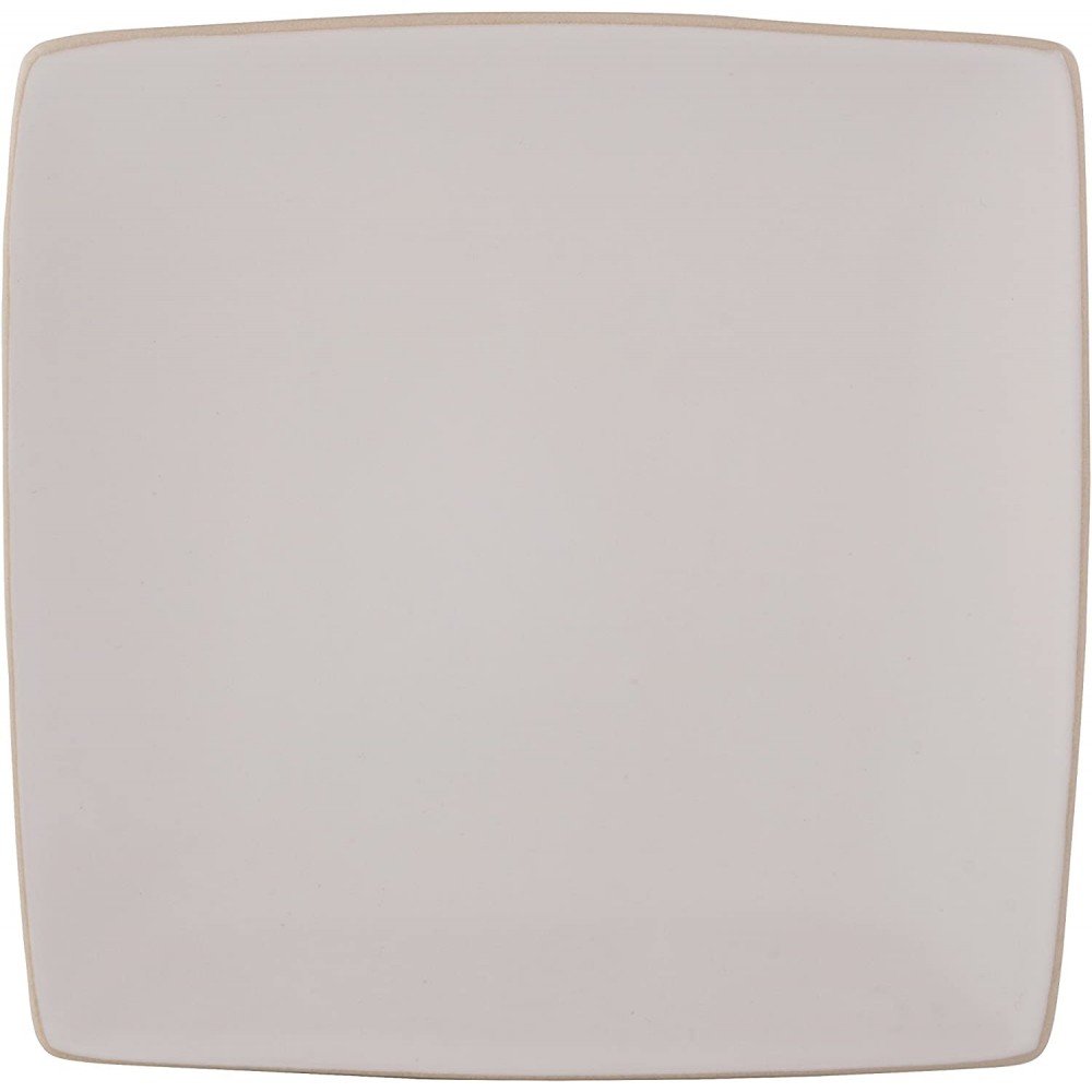 Serving dishes : Mikasa Gourmet Ceramic Square Dinner Plate,
