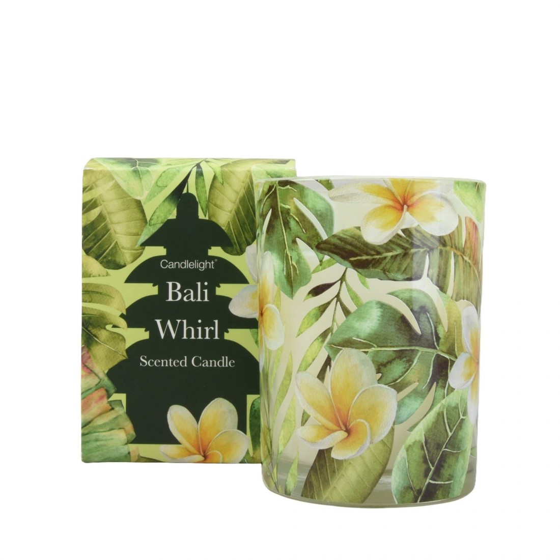 Home Decor : Candlelight Bali Whirl Wax Filled Pot Candle ...