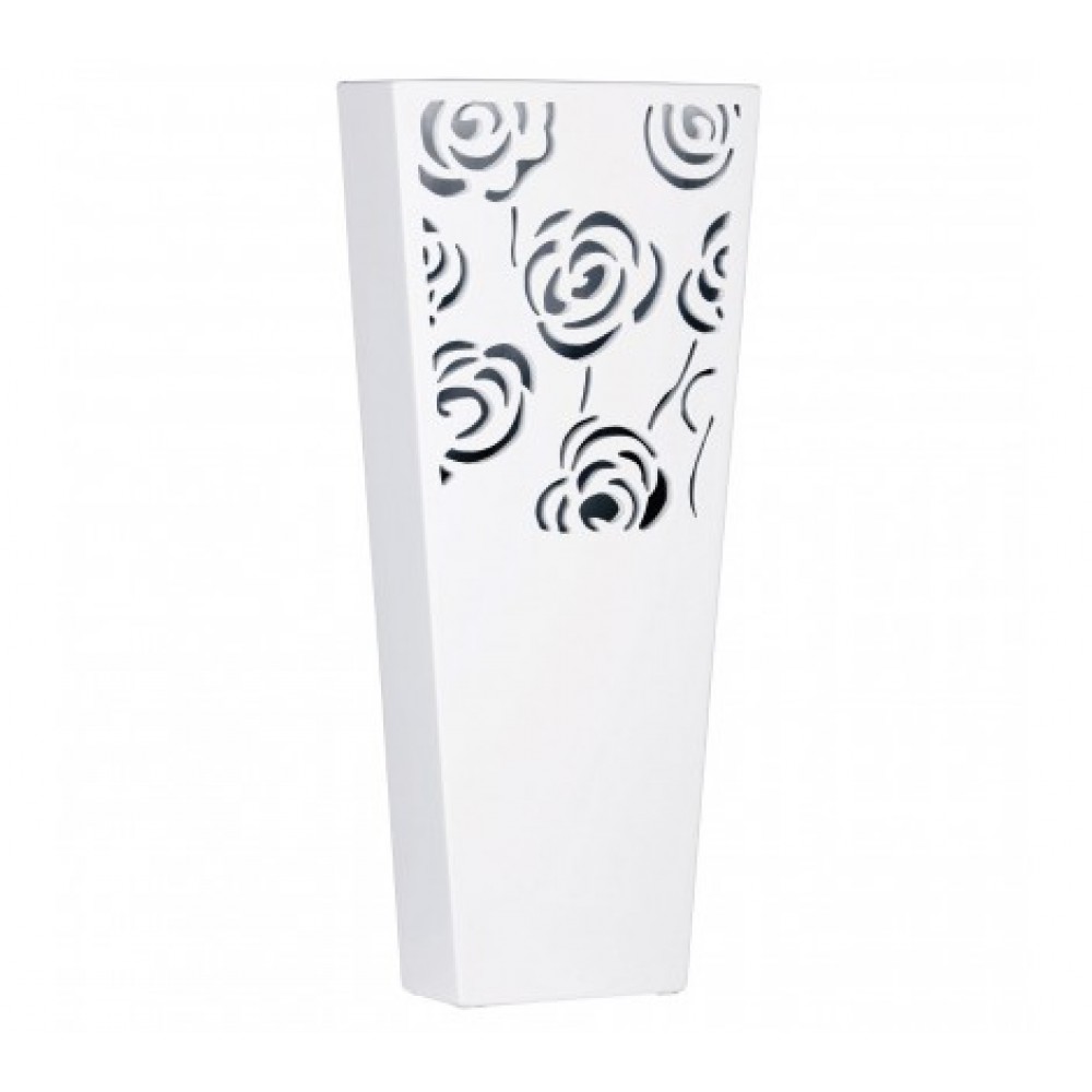 Vases, Pots & Planters : Premier White High Gloss Louis ...