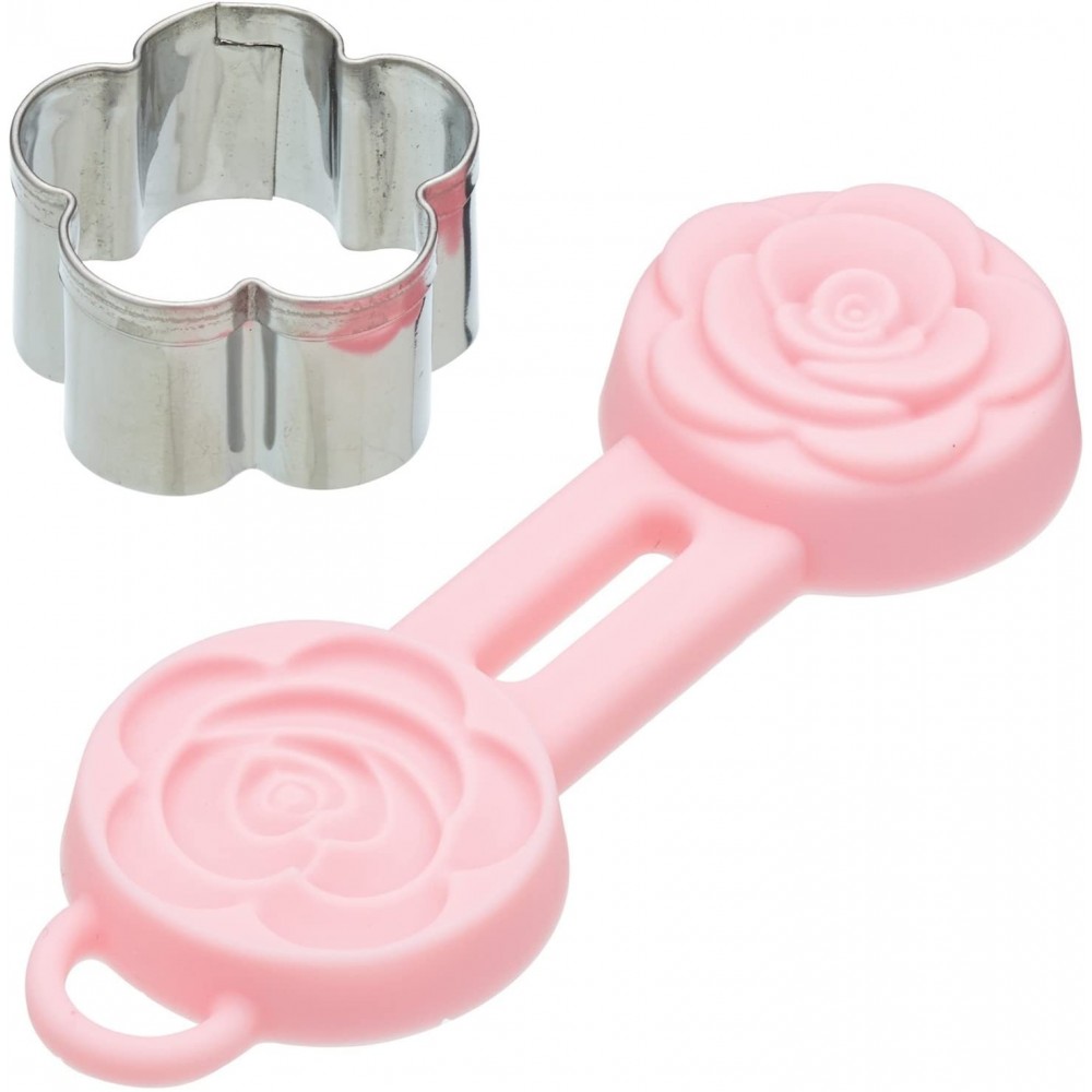Bakeware : Sweetly Does It Rose Cutter Mould Set - Silicone/Stainless ...