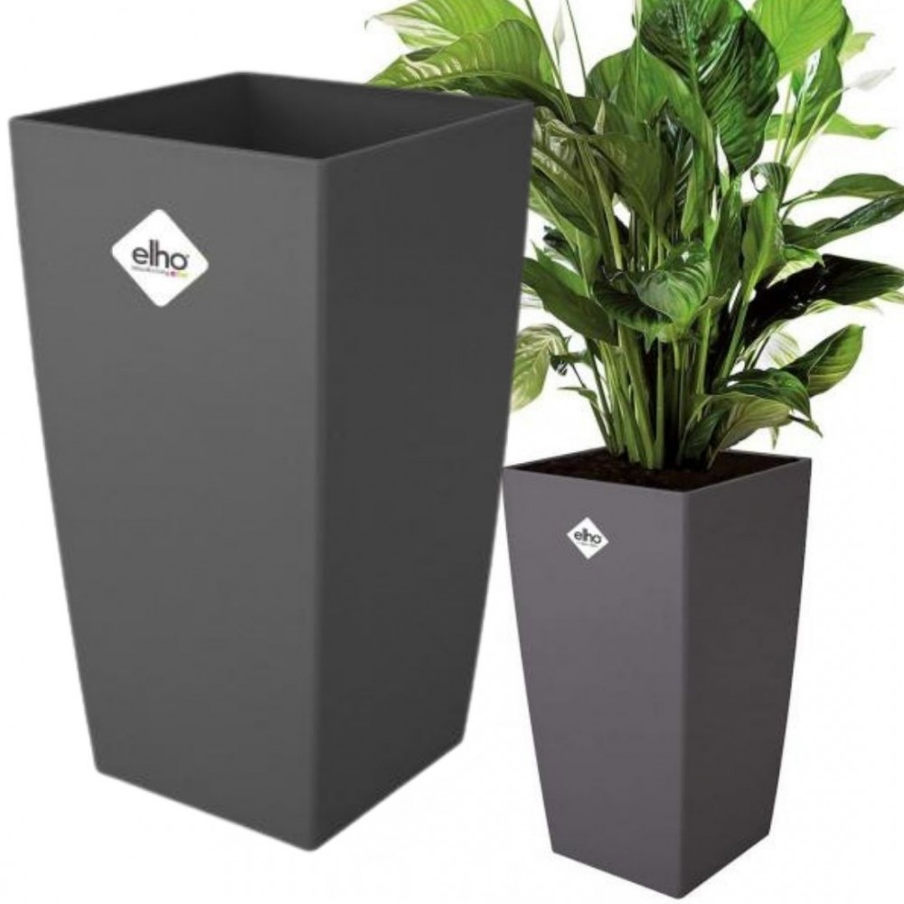 Vases, Pots & Planters : Elho Milano Flowerpot, Anthracite,