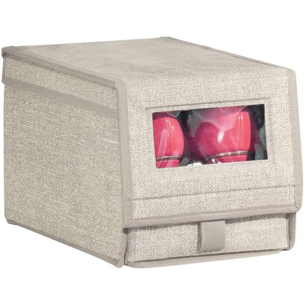 Gift for Her : InterDesign Stackable Shoe Bin Small- Linen ...