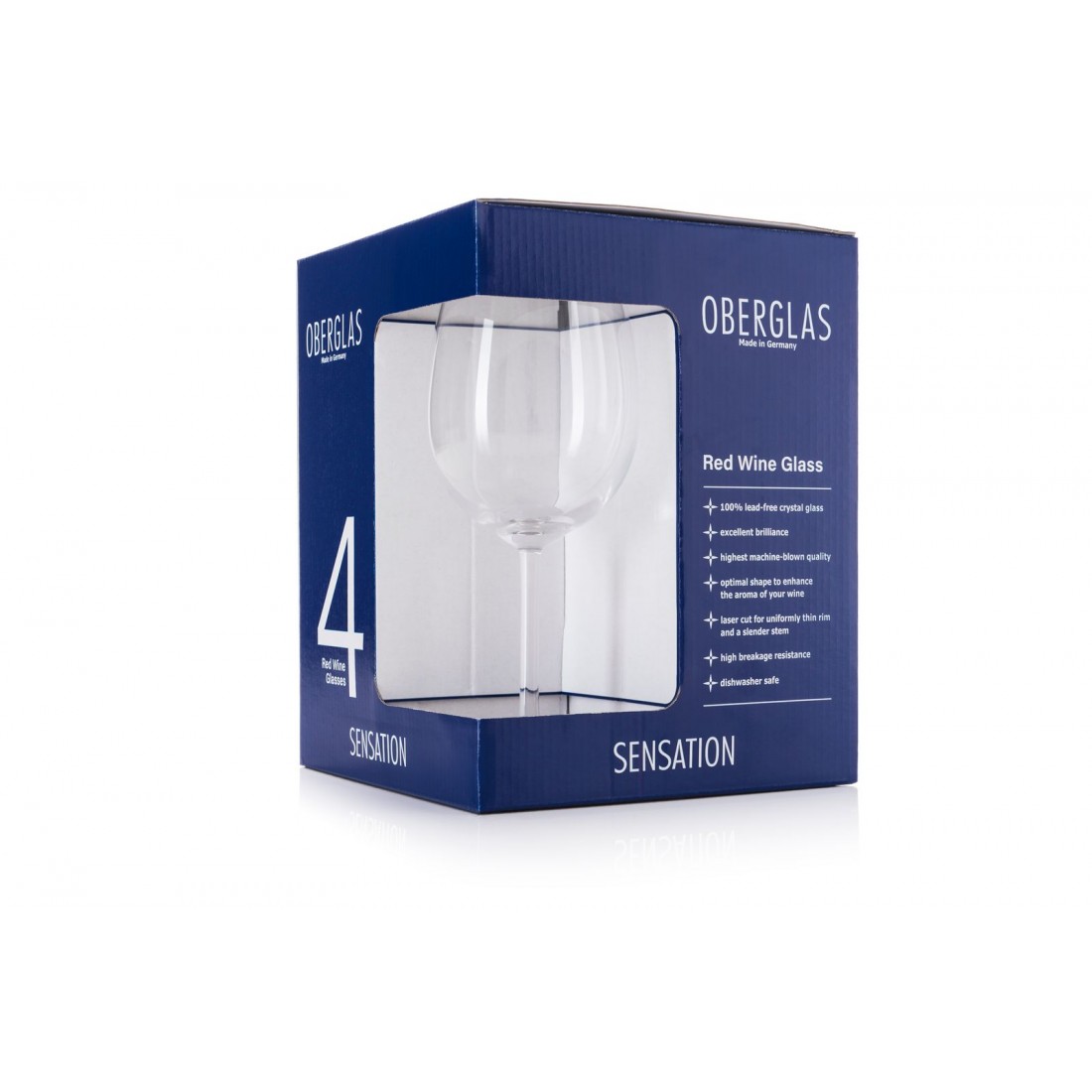 Wine Glasses : Oberglas Sensation 4 Red Wine Glasses, Set ...