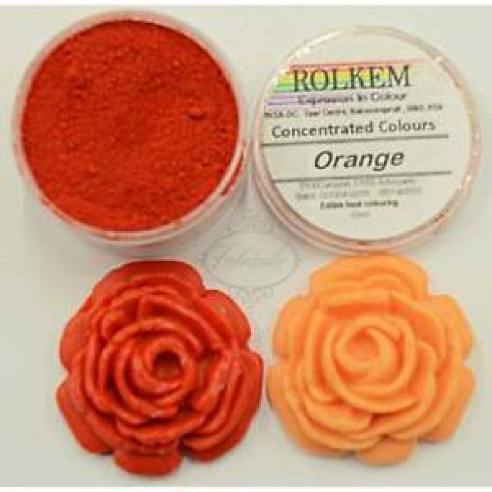 Bakeware : Rolkem - Orange Concentrated - Edible Dust Icing ...
