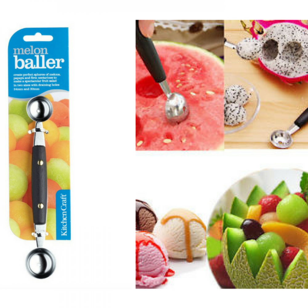Kitchen Utensils : Kitchen Craft Double Headed Melon Baller ...