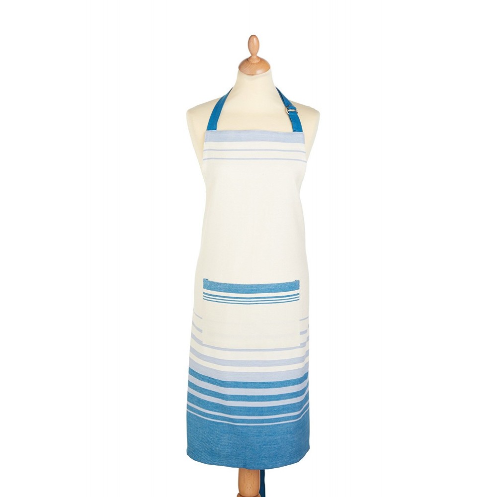 Aprons : Kitchen Craft Jacquard Stripe Adjustable 100 Cotton ...