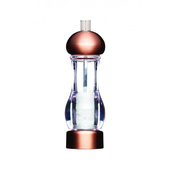 Kitchen Utensils : MasterClass Copper Effect Salt Mill, Transparent ...