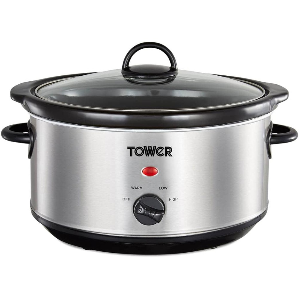 Slow Cookers : Tower Slow Cooker with 3 Heat Settings and ...