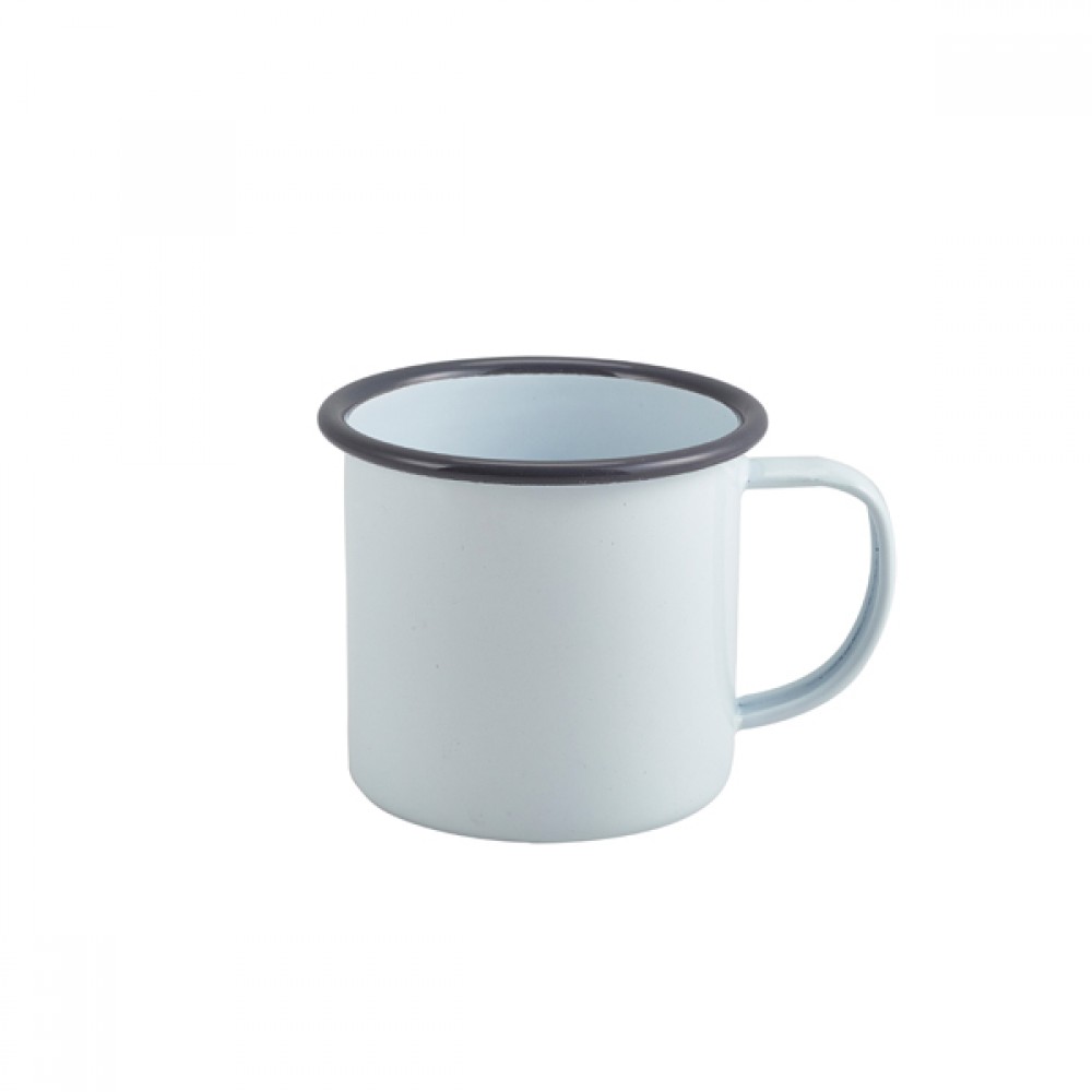 Travel Mugs & Bottles : Neville Genware Enamel Mug White ...