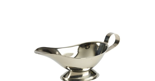 Serveware : Neville Genware Stainless Steel Sauce Boat, 300ml ...