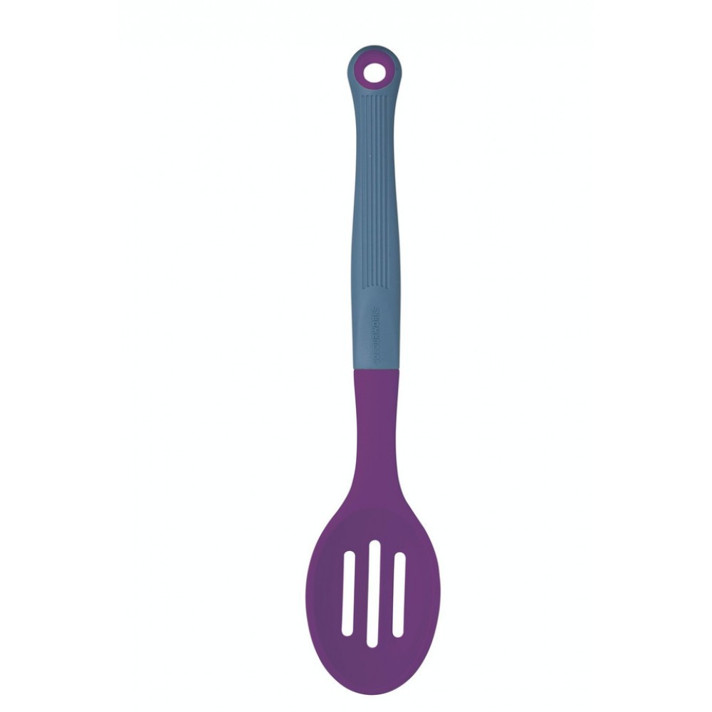 Kitchen Utensils : Colourworks Brights Purple Silicone-Headed ...