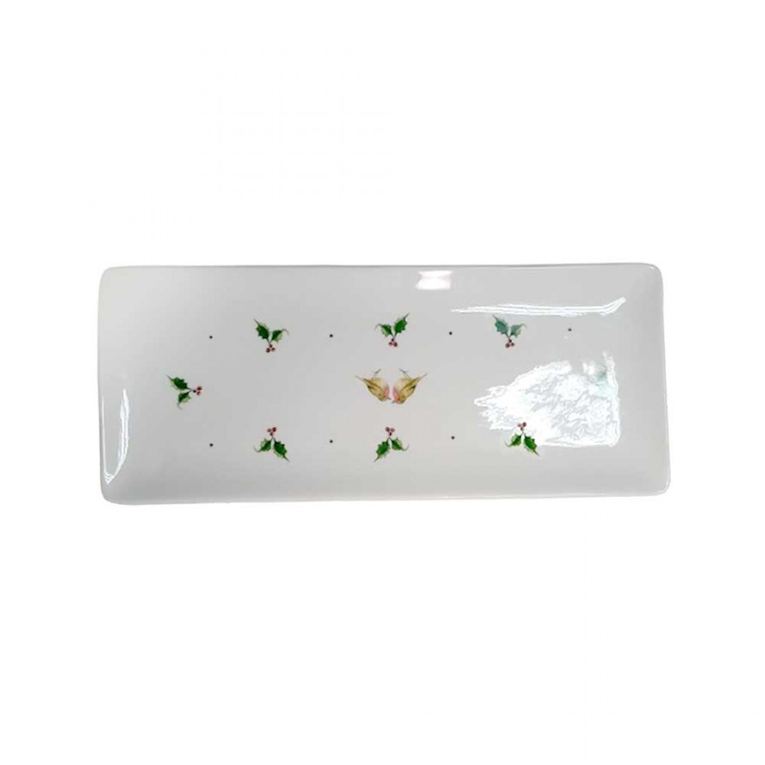 Dinner Sets : Dunelm Robin and Holly Rectangular Platter,