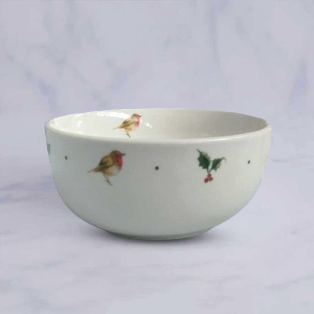 Dinner Sets : Dunelm Robin and Holly 12 Piece Dinner Set ...