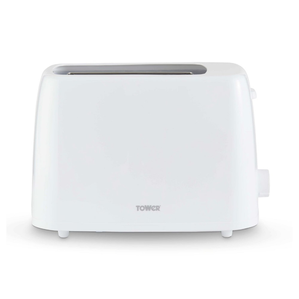 Toasters : Tower 2 Slice Plastic Toaster White, 650W by ...