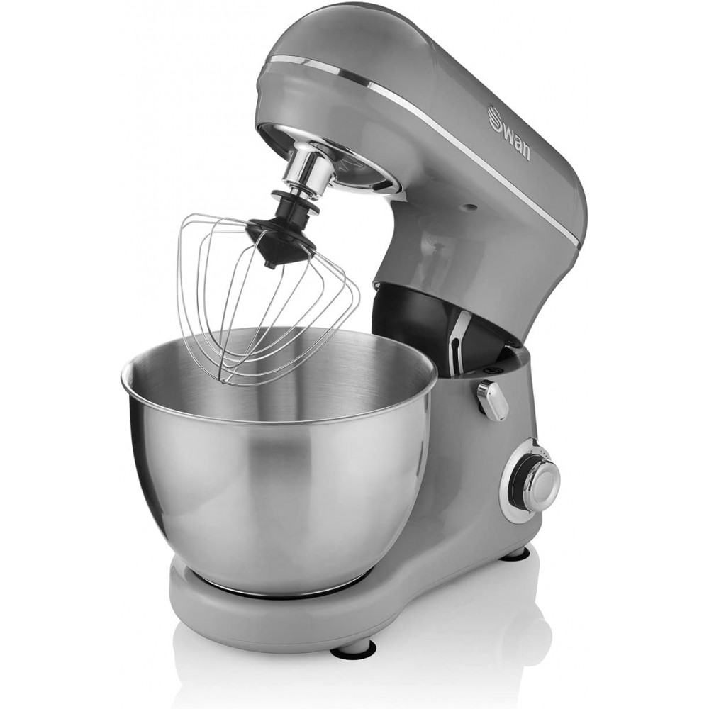 Kitchen Mixers : Swan Retro Stand Mixer with 4L Stainless ...
