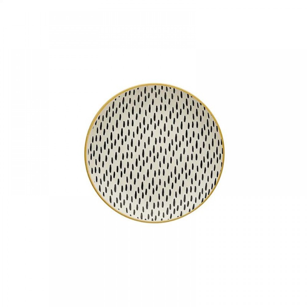 Dinner Sets : Dunelm Global Ochre Stoneware Side Plate by ...