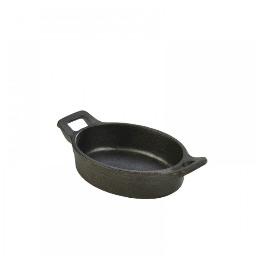 Serving dishes : Neville Genware Mini Cast Iron Oval Eared ...