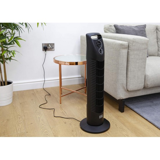 Desk & Pedestal Fans : Black and Decker Tower Fan, 3 ...
