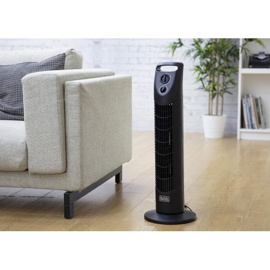 Desk & Pedestal Fans : Black and Decker Tower Fan, 3 ...