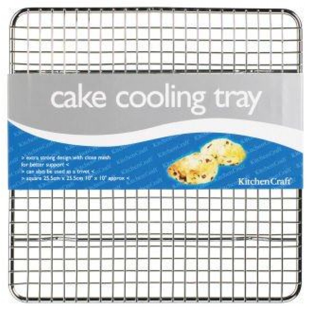 Bakeware : Kitchen Craft Chrome Plated Deluxe Square Cake ...