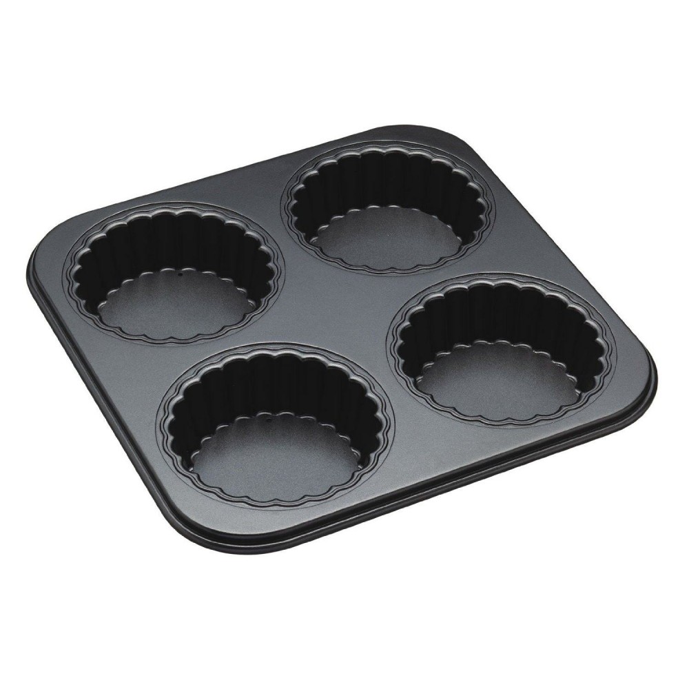 Bakeware : Master Class Non-Stick 4-Hole Fluted Mini Tart ...