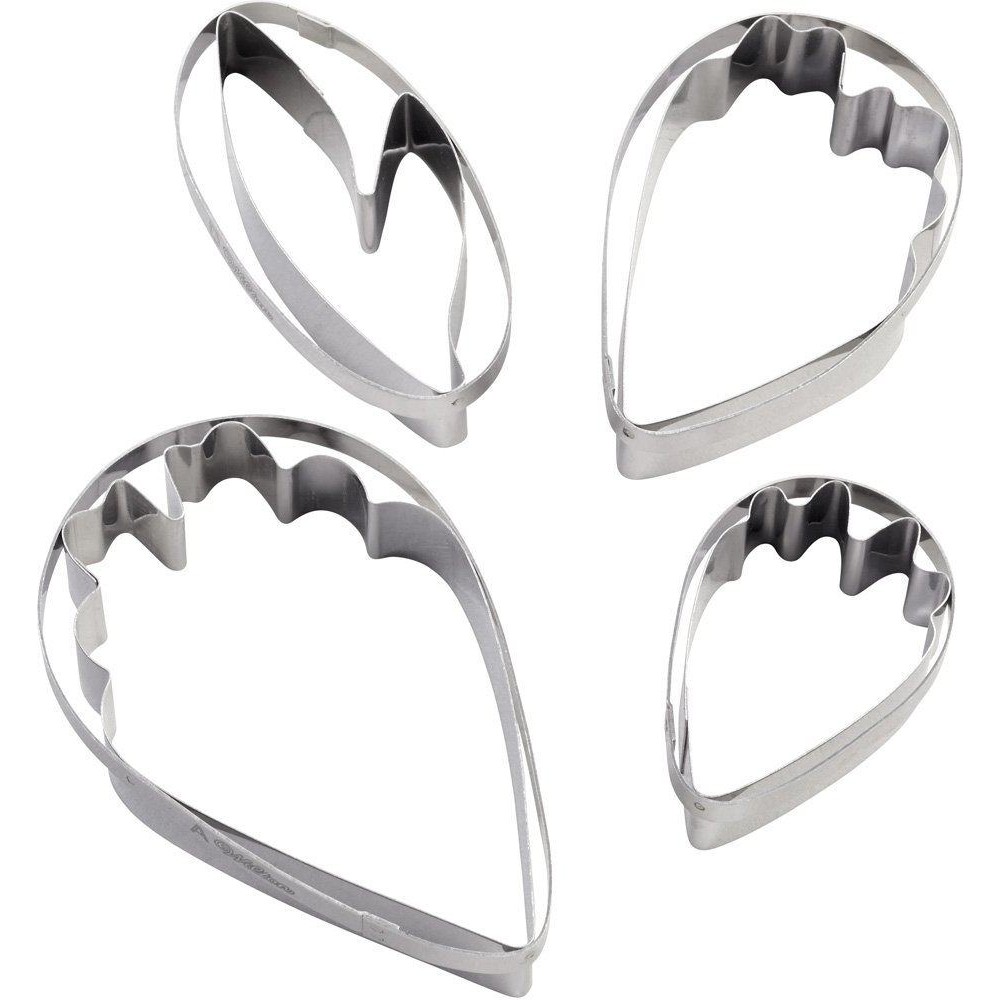 Cookie Cutters : Wilton 4-Piece Peony Gum Paste Cut-Outs ...