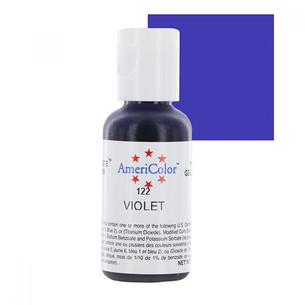 Americolor Icing Colors : Americolor Violet Soft Gel Paste ...