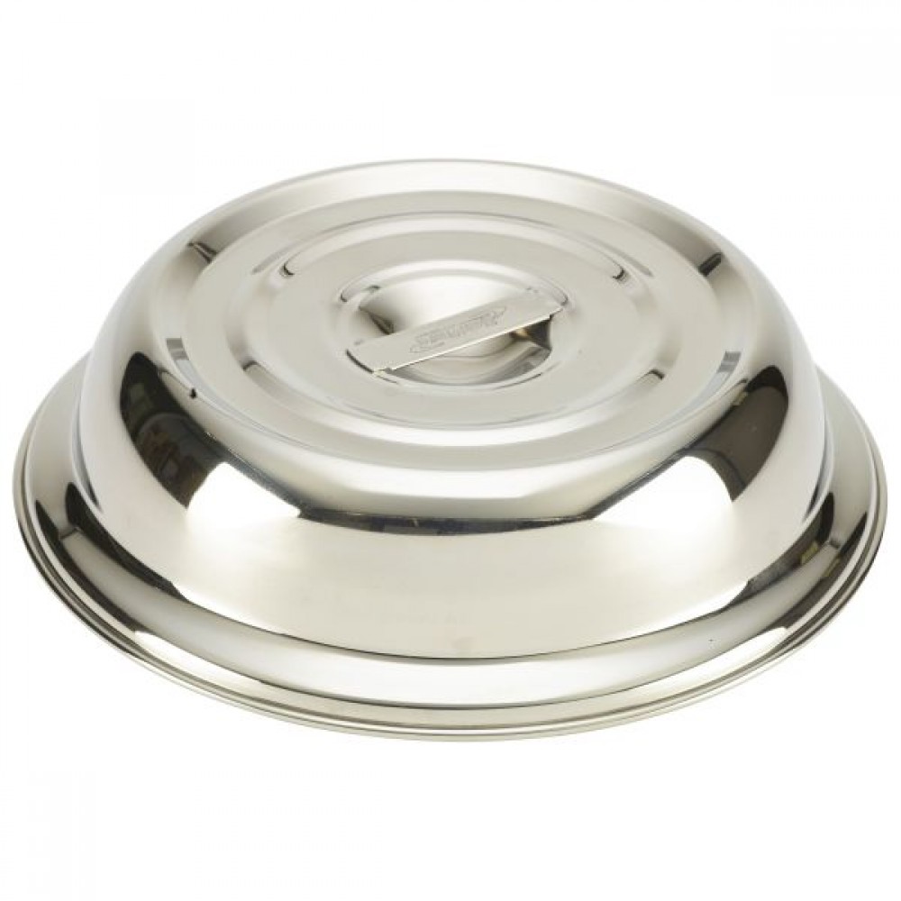 Food Covers : Neville Genware Round Stainless Steel Plate ...