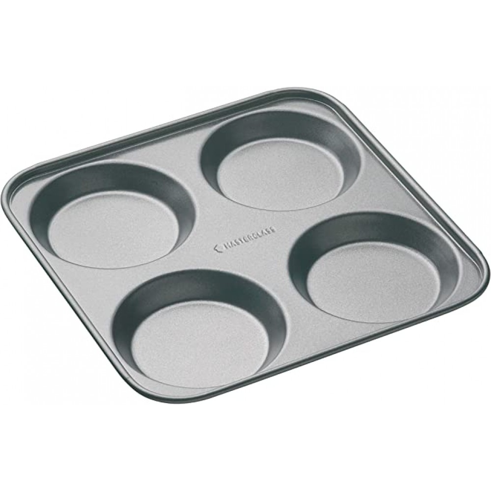 Bakeware : MasterClass Non-Stick 4 Hole Yorkshire Pudding ...