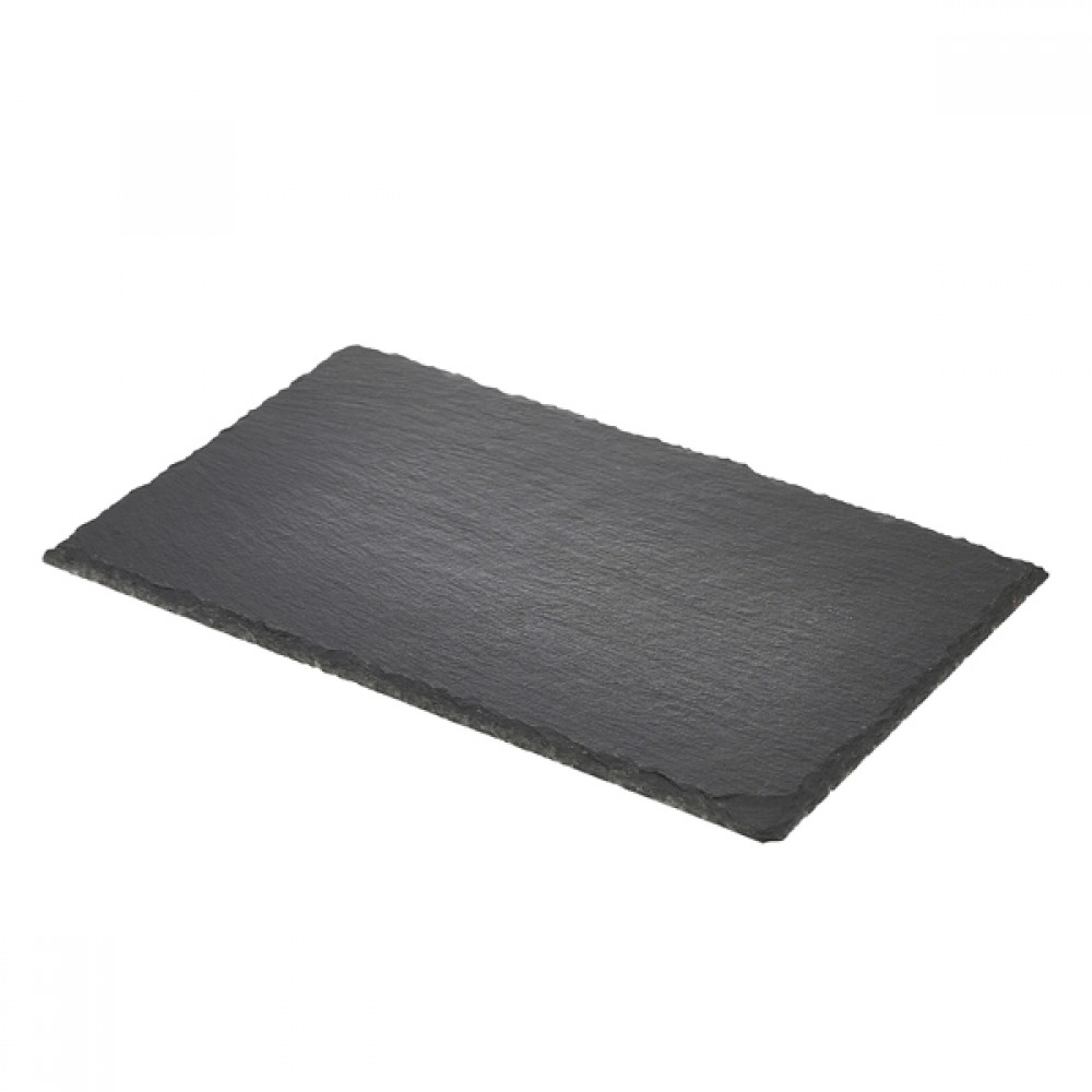 Serving Trays : Neville Genware Natural Slate Platter, 26.5x16cm ...