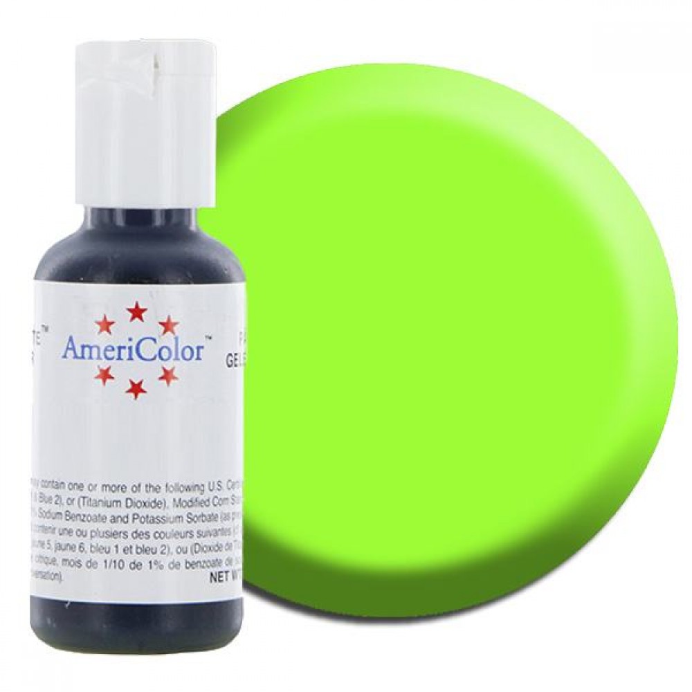 Icing Colors : Americolor Electric Green, Soft Gel Paste,