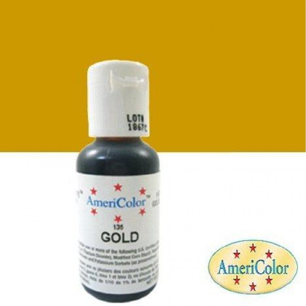 Americolor Icing Colors : Americolor Gold Soft Gel Paste,