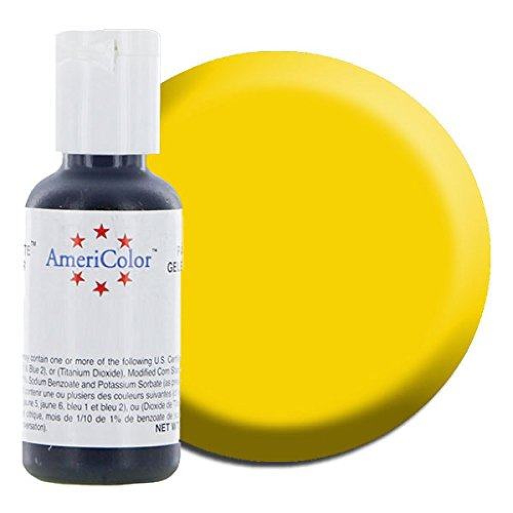 Americolor Icing Colors : Americolor Lemon Yellow Soft Gel ...