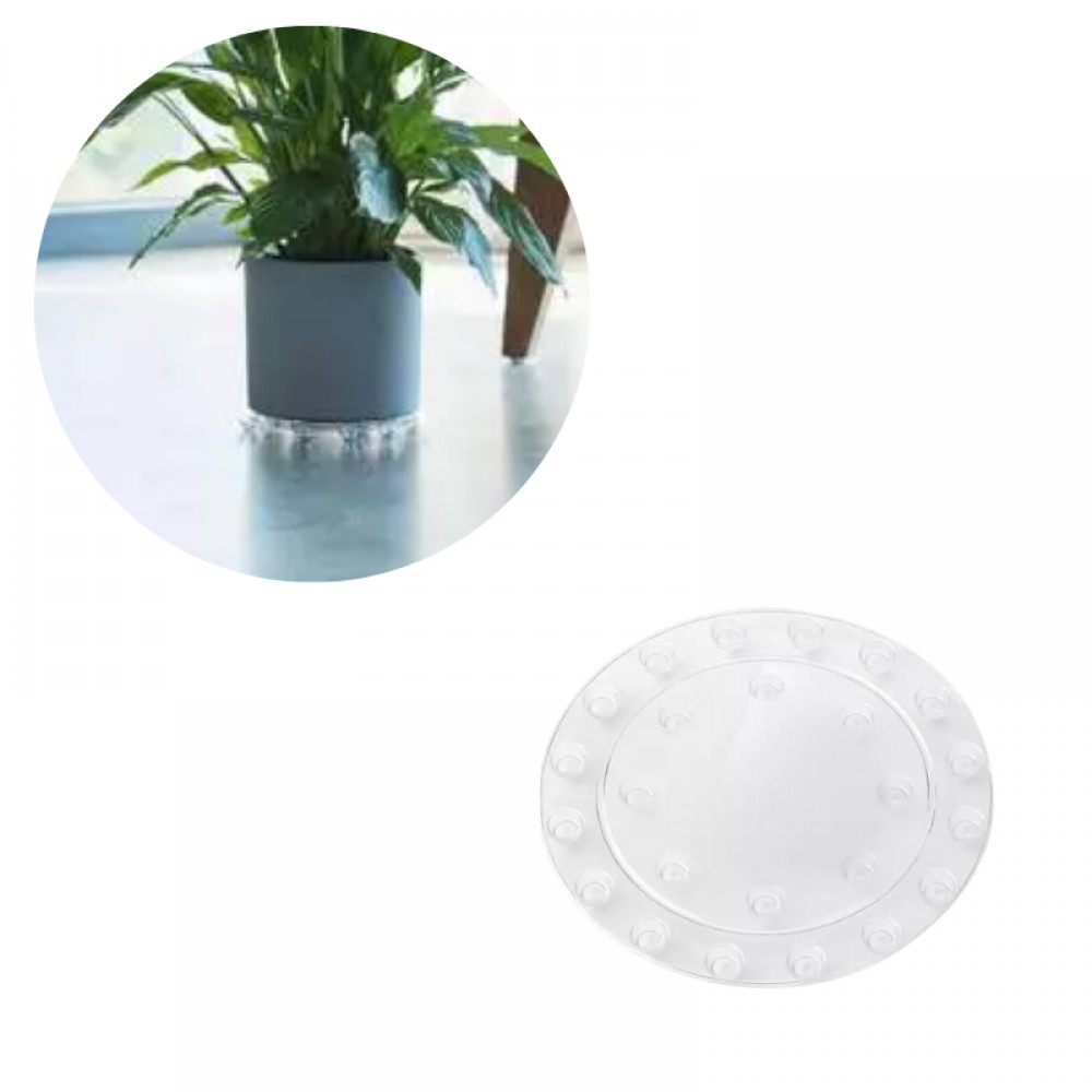 Vases, Pots & Planters : Elho Floor Protector Round Transparent,